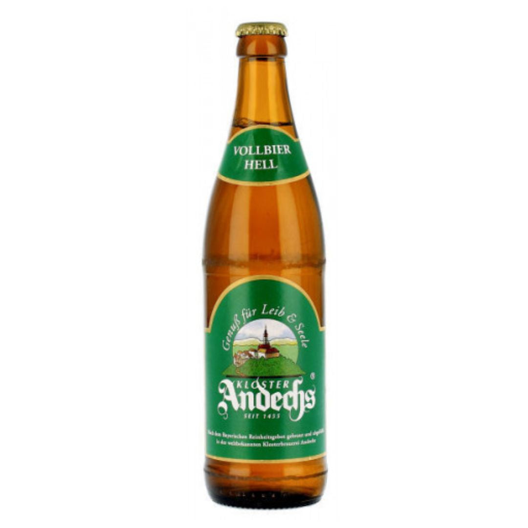 Andechs Hell Lager 4.8% 500ml – High Peak Wine & Beer Co