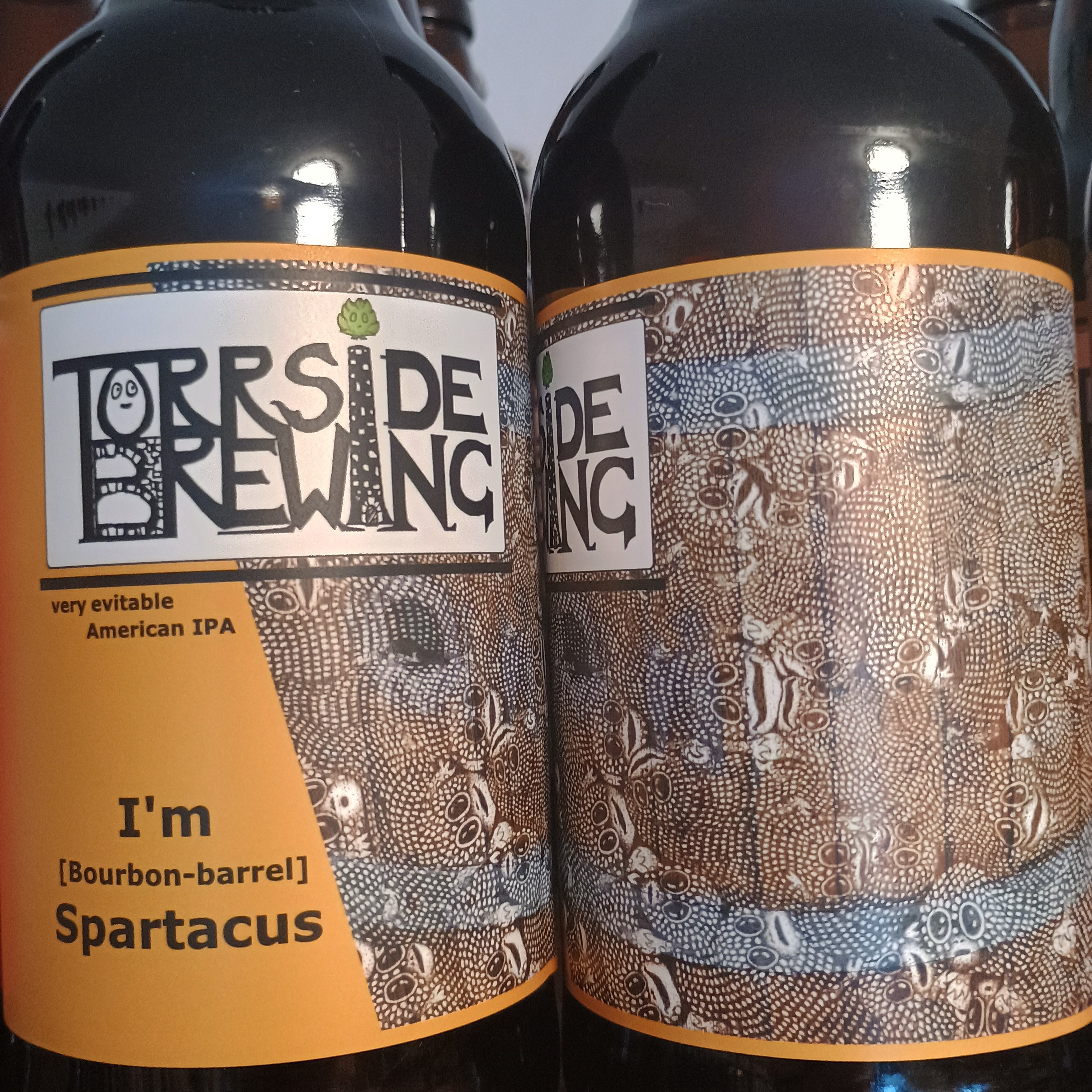 Torrside 'I'm (Bourbon Barrel) Spartacus' IPA 6.8% 500ml – High Peak ...