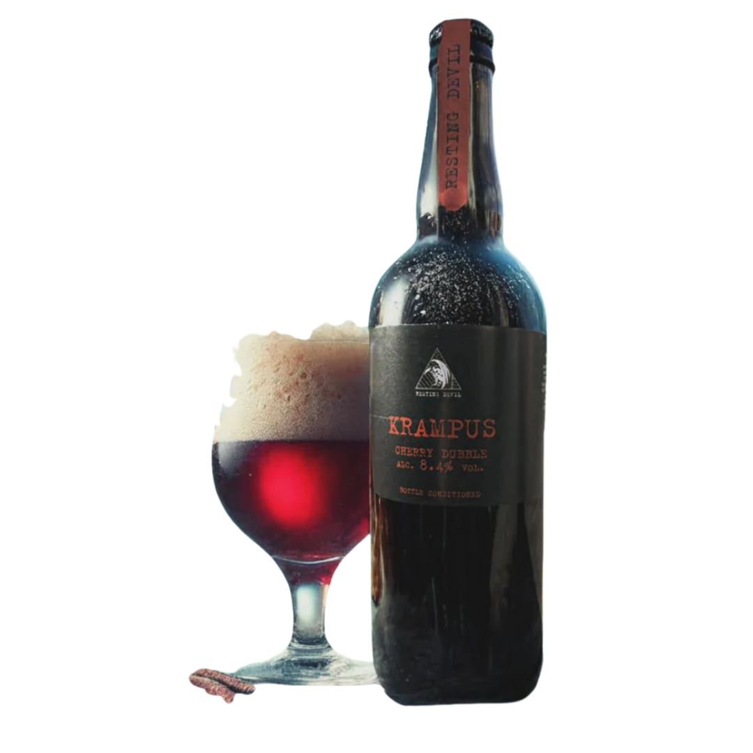 Resting Devil 'Krampus' Cherry Dubbel 8.4% 75cl – High Peak Wine & Beer Co