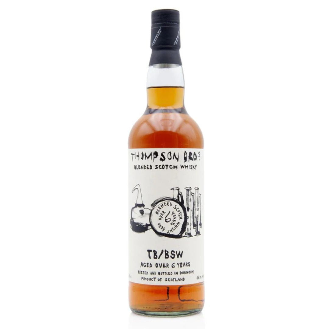 Thompson Bros TB/BSW Blended Scotch Whisky, Aged Over 6 Years, 46% 70c ...