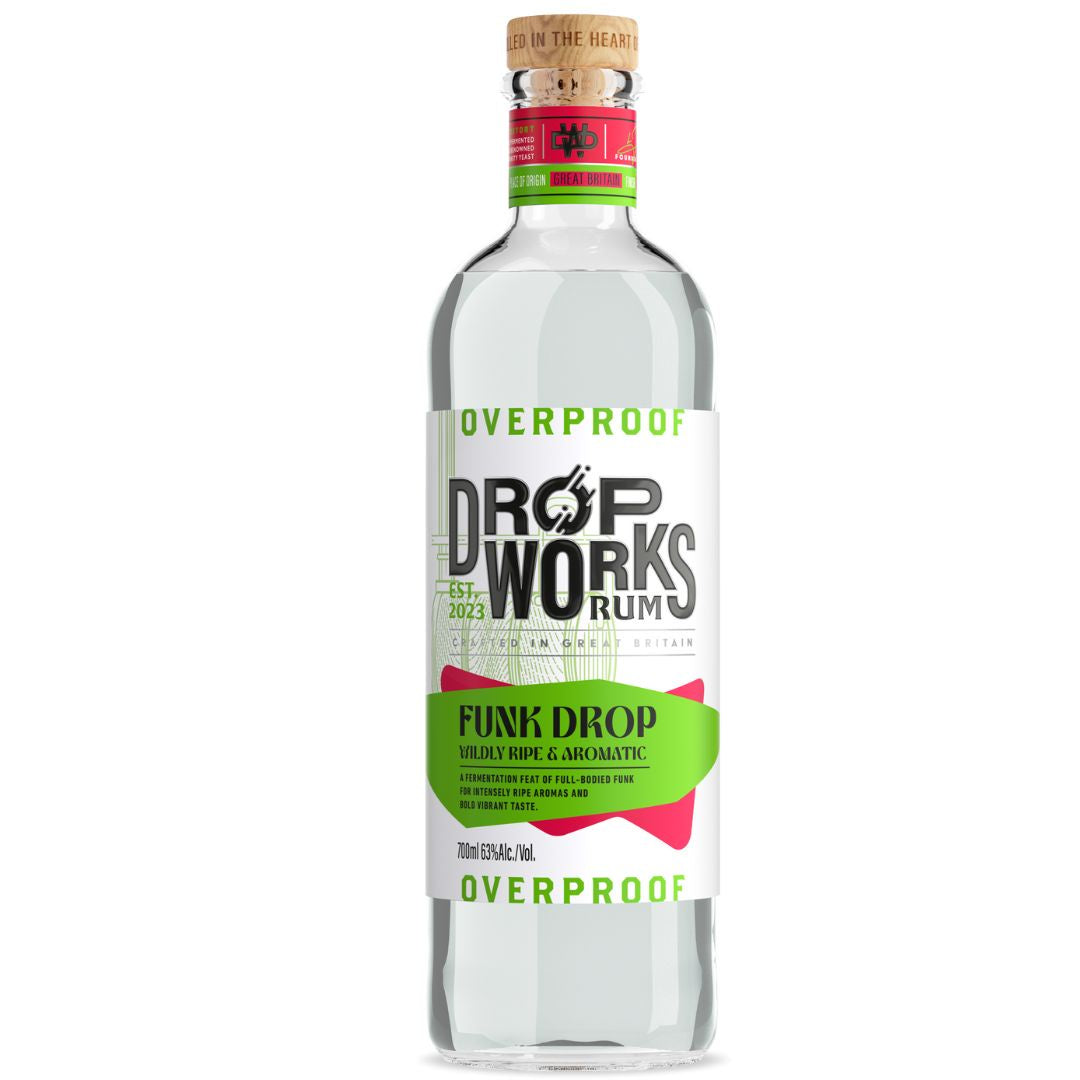 Drop Works 'Funk Drop' Overproof Rum 63% 70cl – High Peak Wine & Beer Co