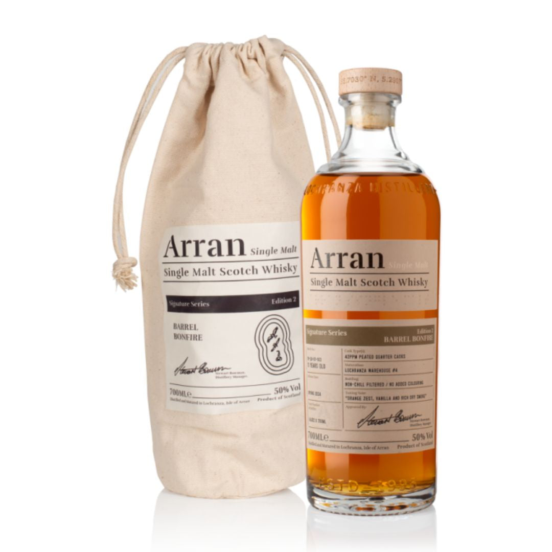 Arran Signature Series Edition 2 - Barrel Bonfire 50% 70cl – High Peak ...