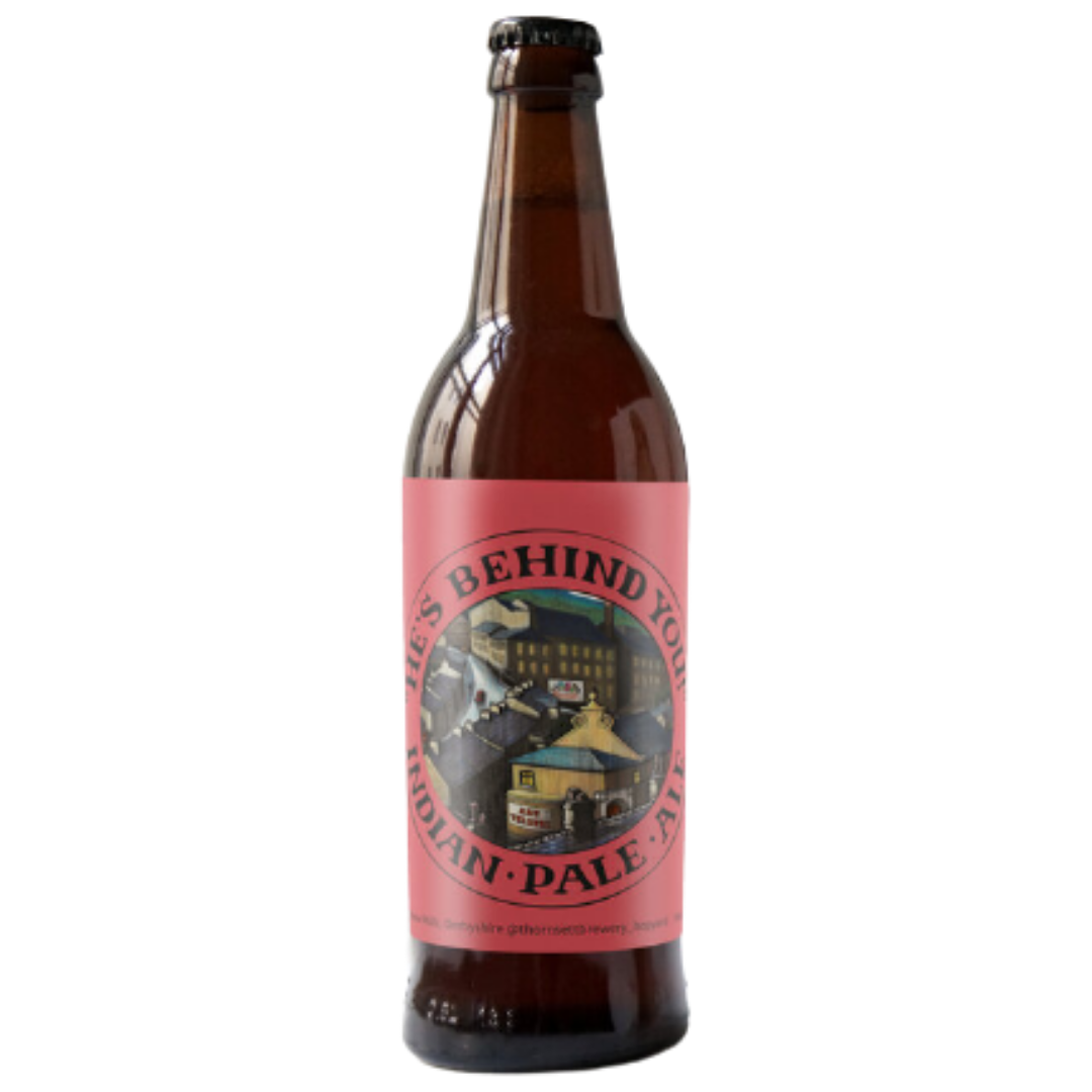 Thornsett 'He's Behind You' IPA 4.2% 500ml – High Peak Wine & Beer Co